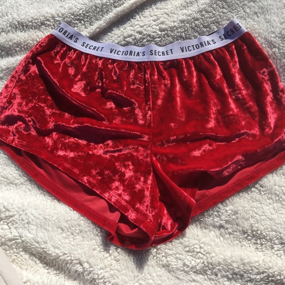 Victoria's Secret | Shorts | Victorias Secret Velvet Shorts | Poshmark